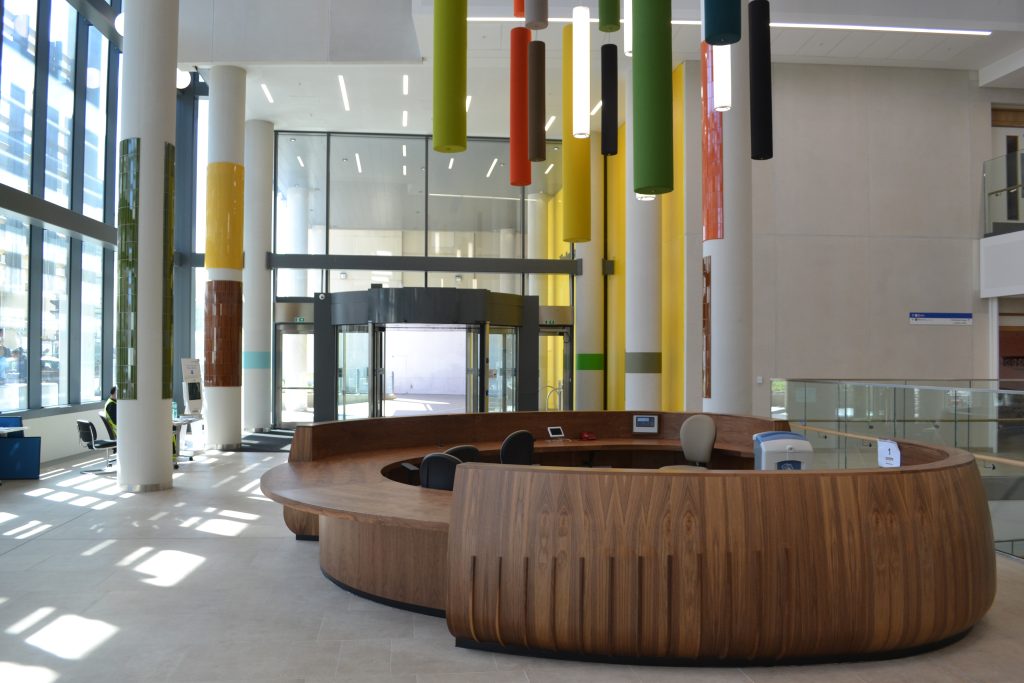 First patients are treated in the Louisa Martindale Building ...