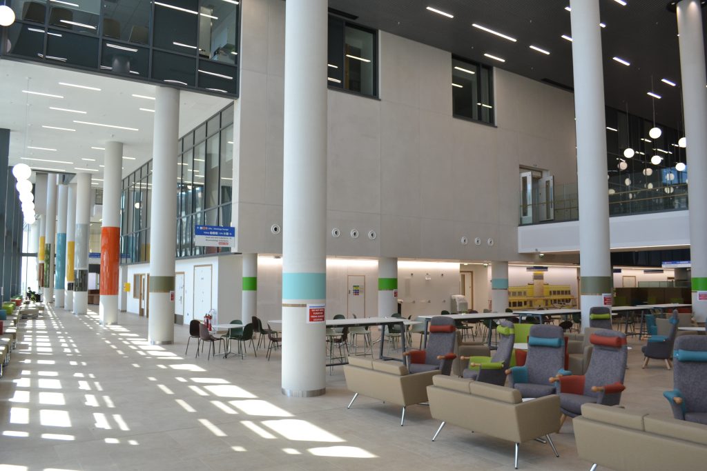 First patients are treated in the Louisa Martindale Building ...