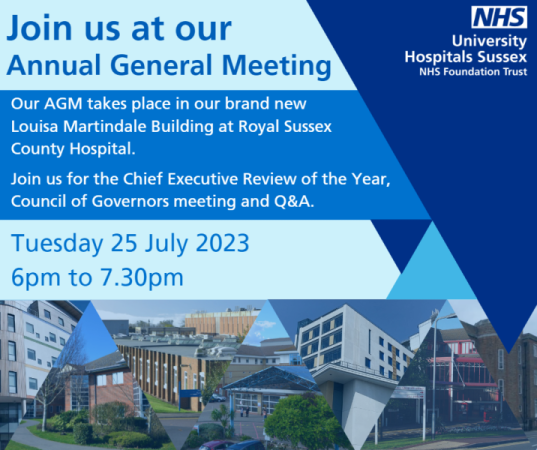 Notice of Annual General Meeting - University Hospitals Sussex NHS ...
