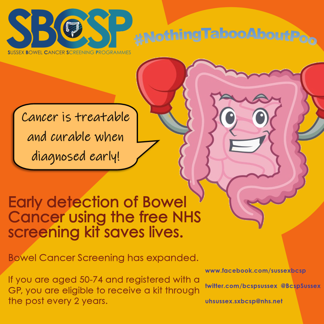 Bowel screening - University Hospitals Sussex NHS Foundation Trust