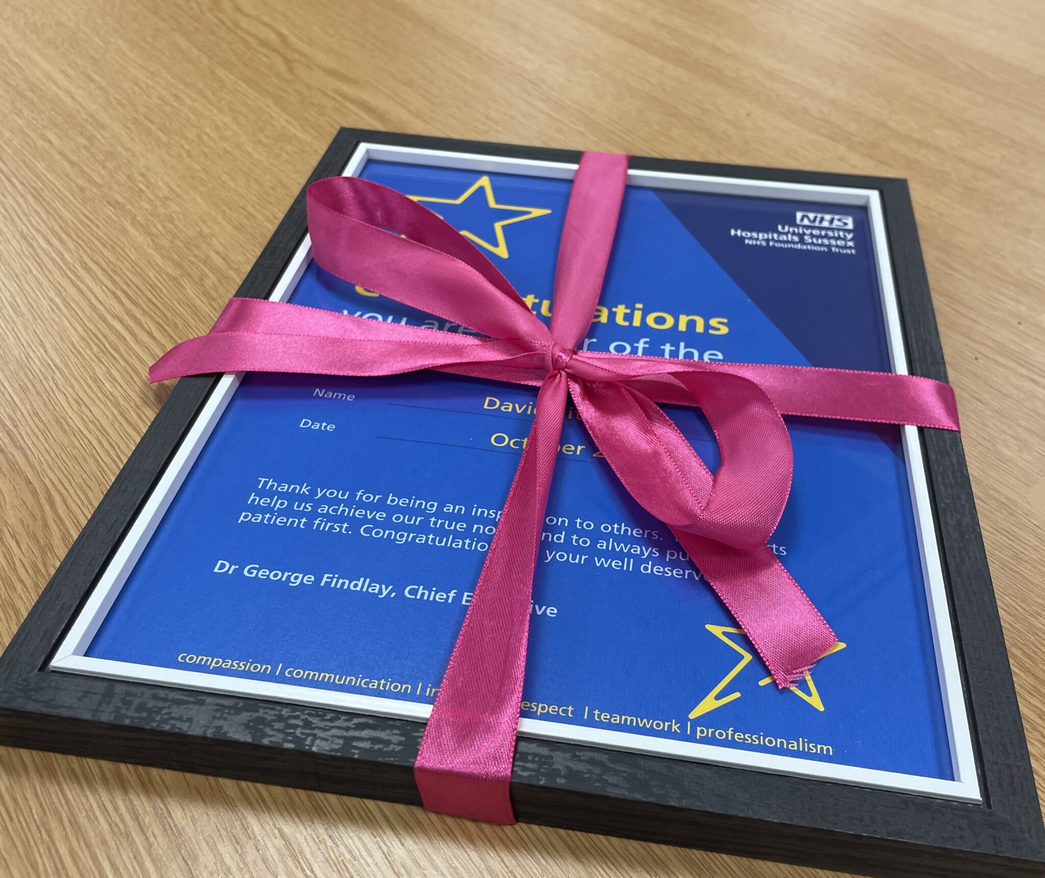 Calm and compassionate site manager wins Star of the Month award ...