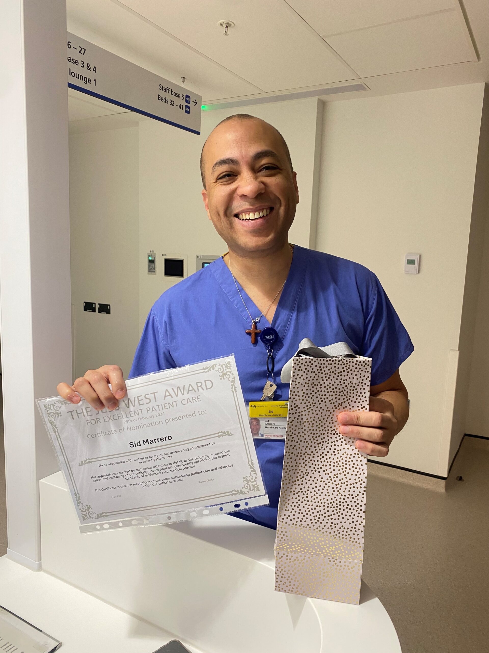 Outstanding patient care recognised with award in memory of beloved ...