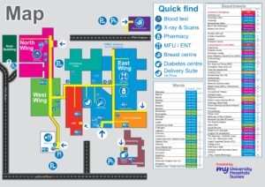 Maps of Worthing - University Hospitals Sussex NHS Foundation Trust