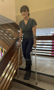 Managing the stairs (Non-Weight Bearing) - University Hospitals Sussex ...
