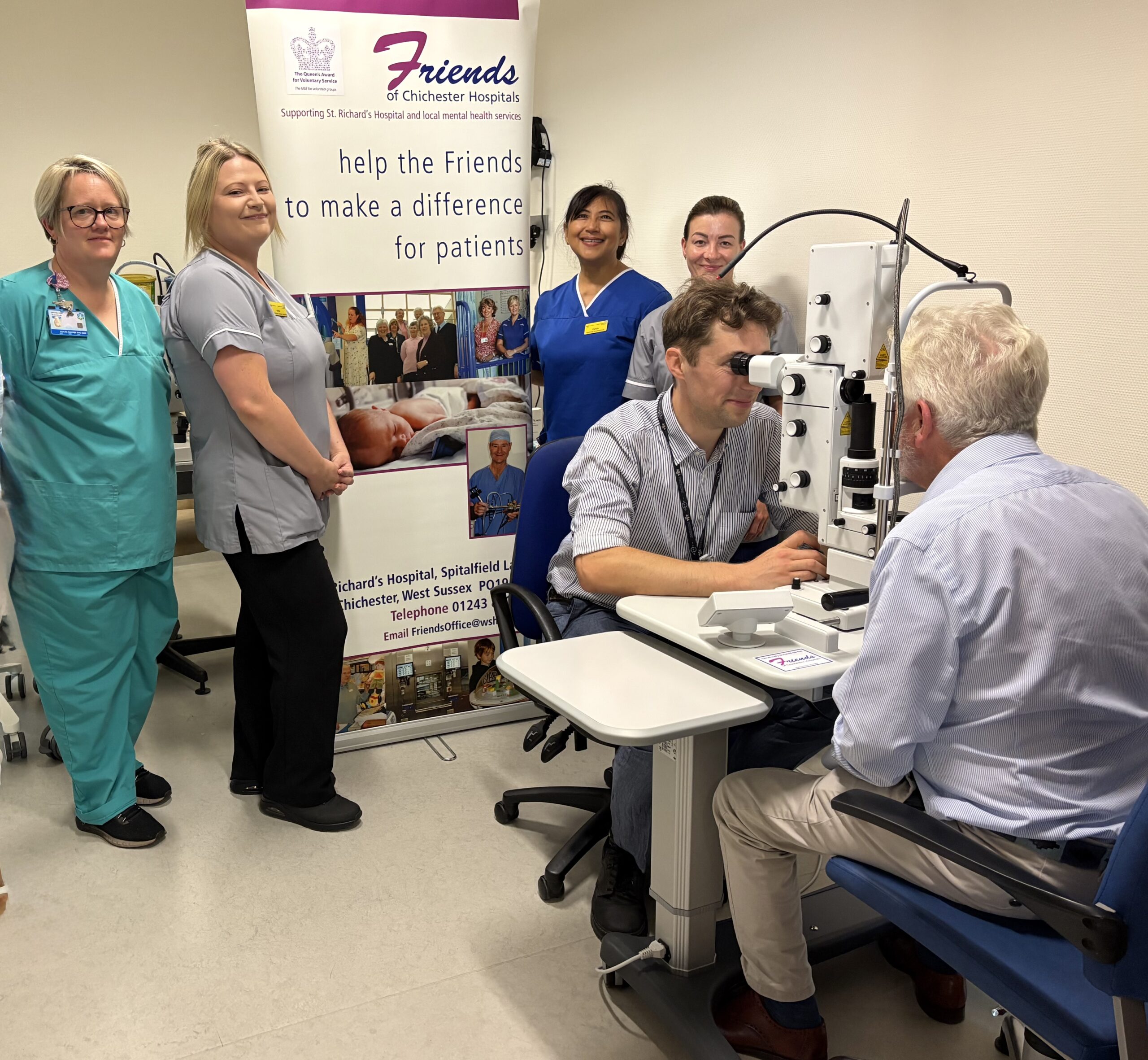 New sight-saving equipment at St Richard’s transforming glaucoma care ...
