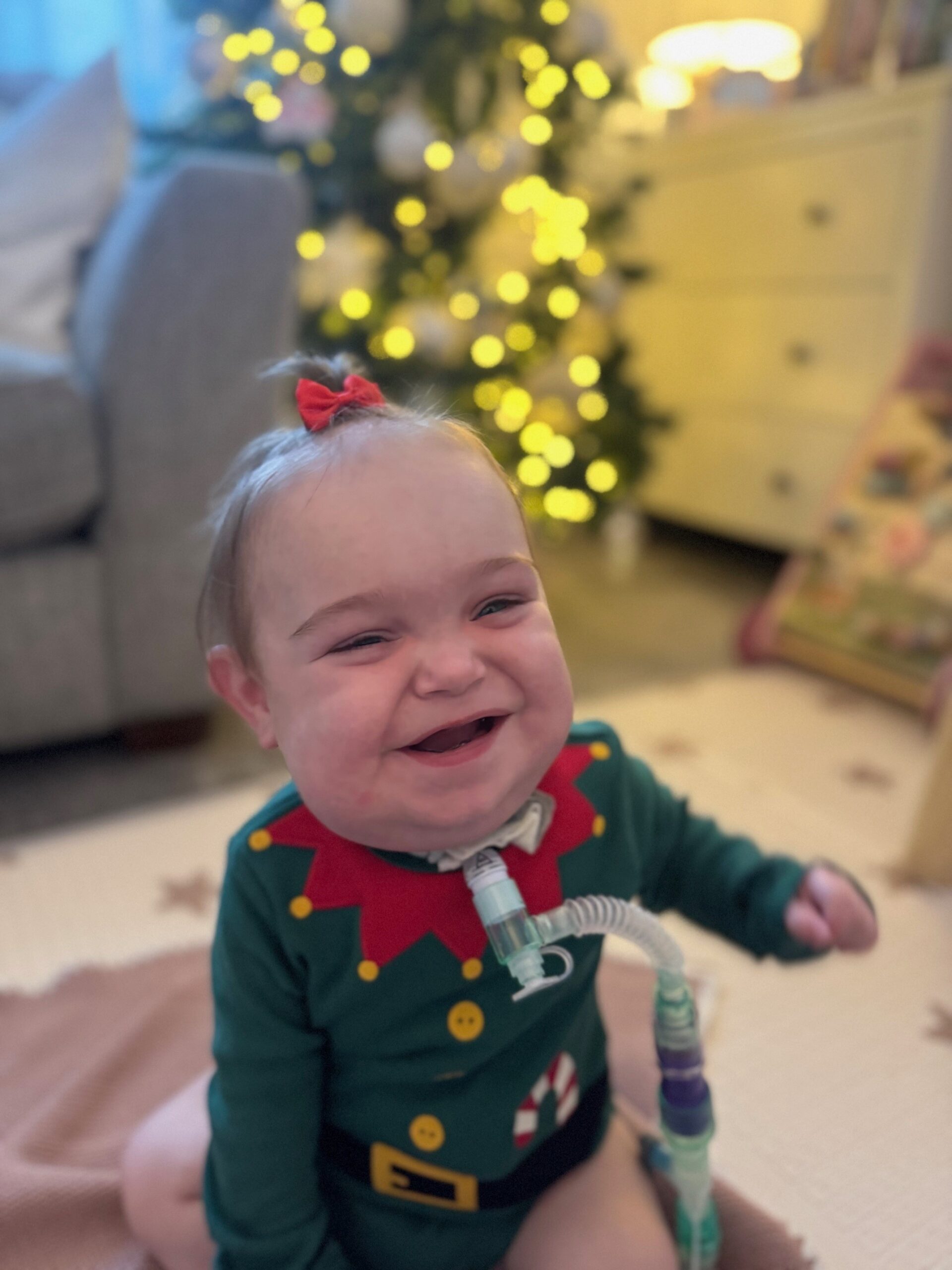 Christmas Miracle: Baby Ellie home after 487 days in hospital ...