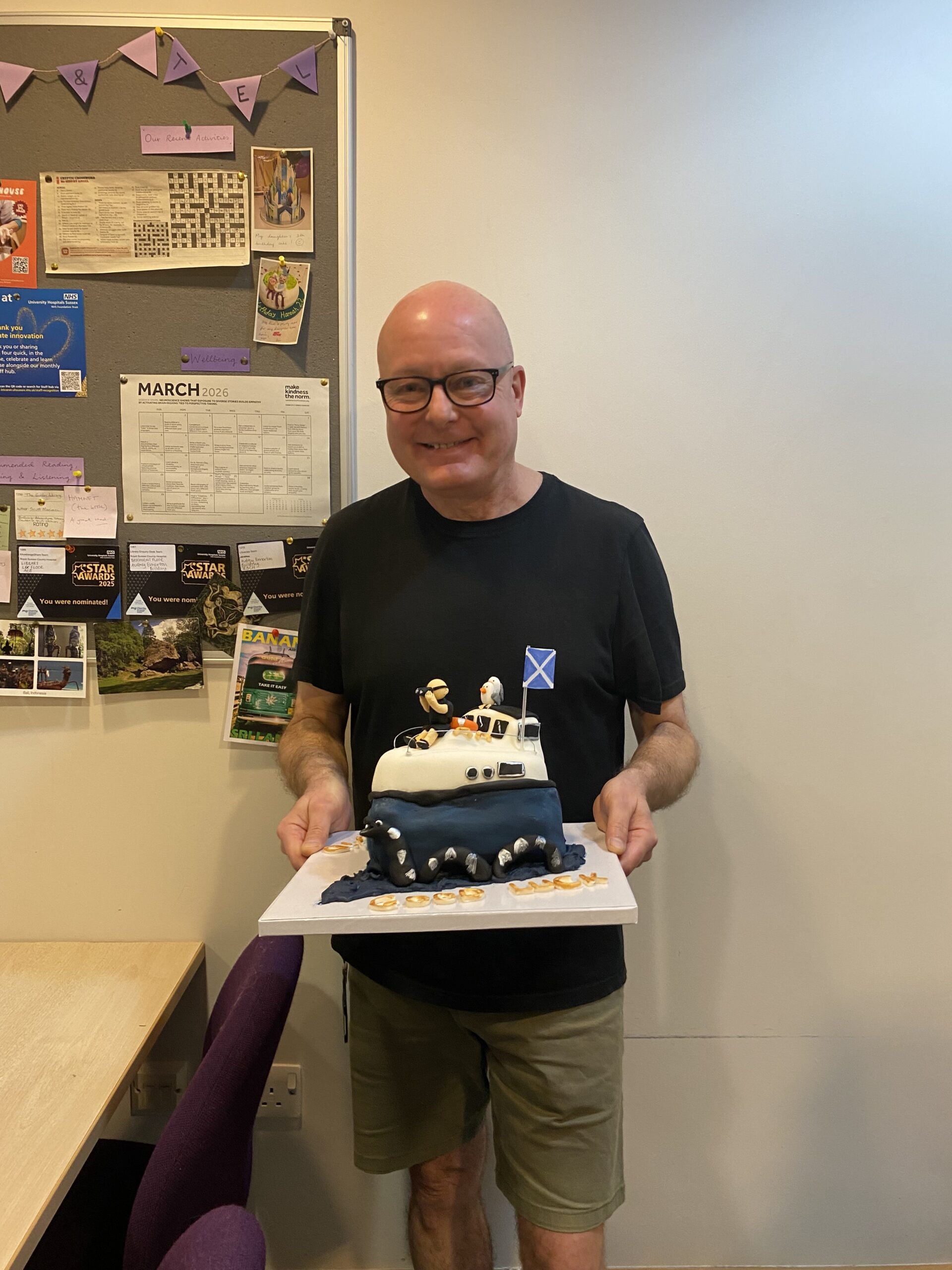 Fond farewell to David! - University Hospitals Sussex NHS Foundation Trust